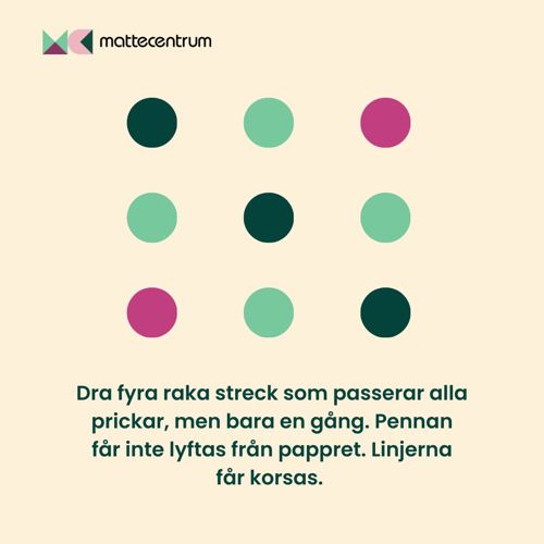 Dra fyra streck! (Kul med matte, Kluringar) – Matteboken